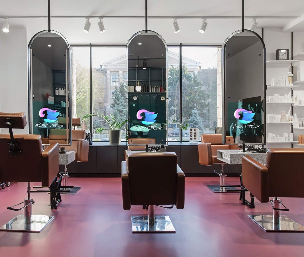 Salon Digital Signage - Digital Mirrors for Spas & Interactive Touch ...